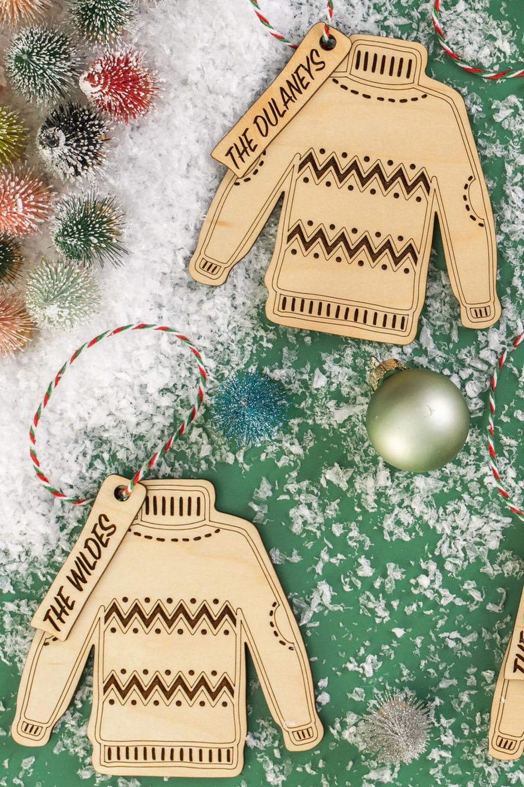 Ugly Sweater Ornament – Succulent Bar