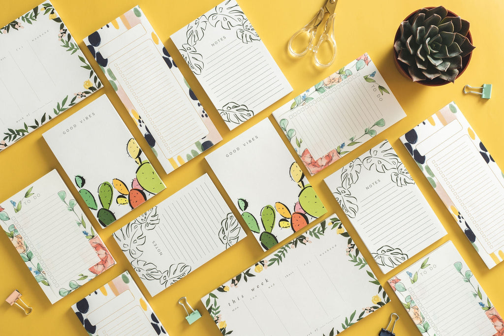 Monstera Notepad – Succulent Bar